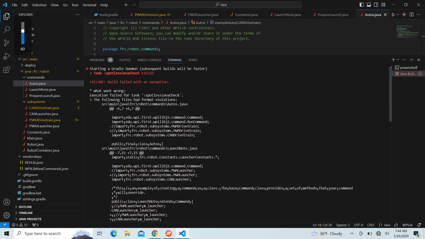 Kitbot Java Code Example Programming Chief Delphi