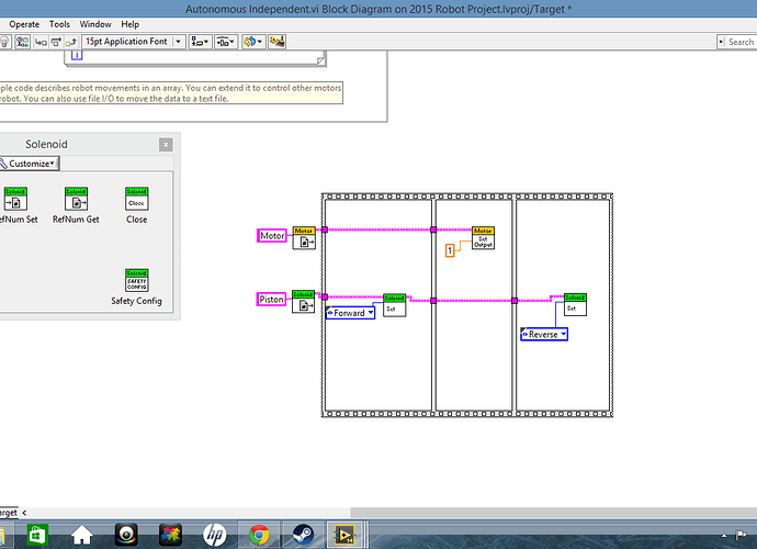 Autonomous Problem NI LabVIEW Chief Delphi