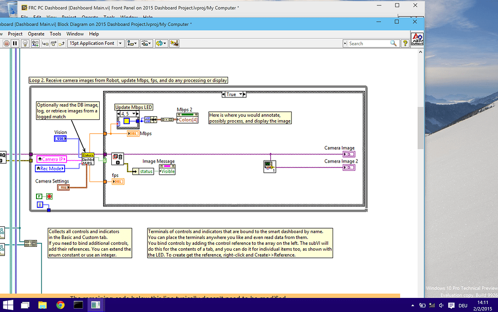 Dashboard Camera Vision Processing Issues Programming Chief Delphi