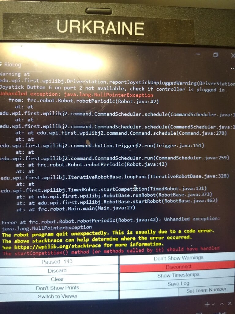 Java Lang Null Pointer Exception When Using A Button Bound To A Command