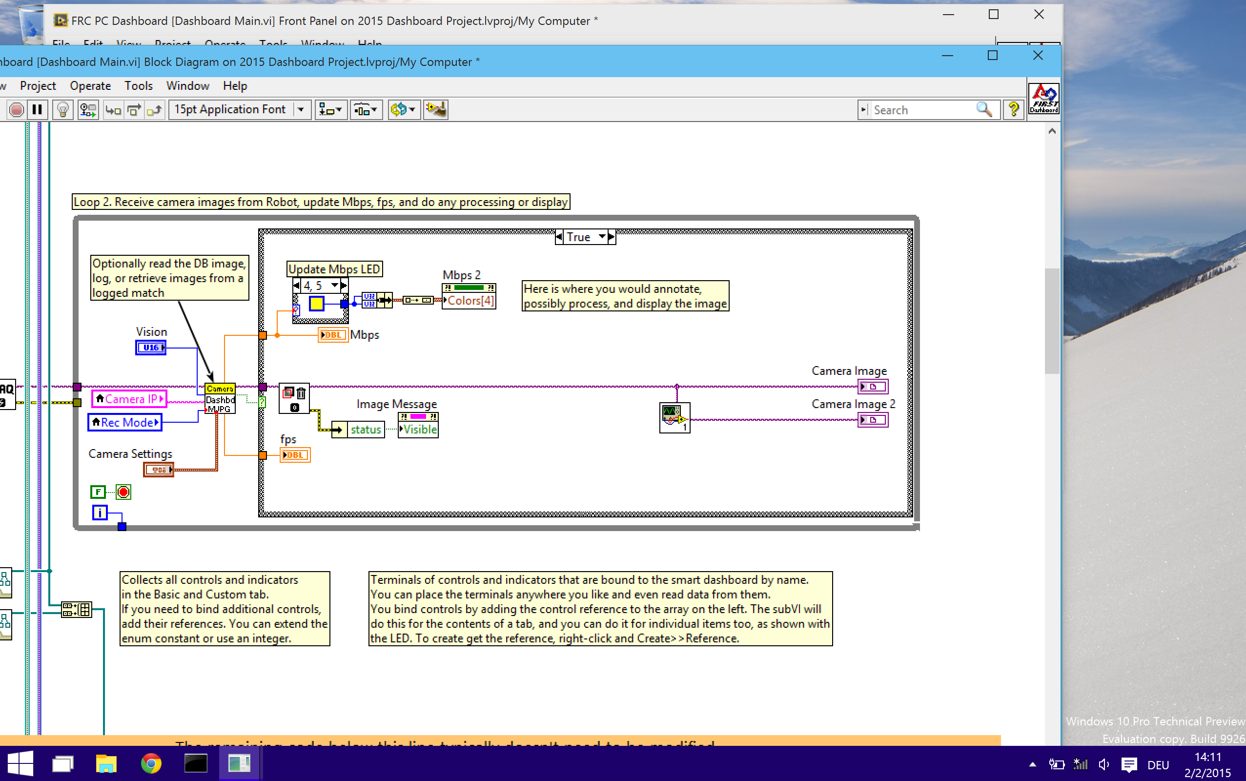 Dashboard Camera Vision Processing Issues Programming Chief Delphi