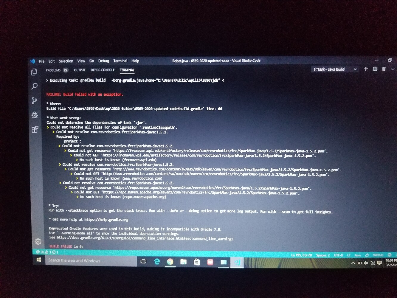 Everything To Do With Rev Spark Max In Our Code Is Going Wrong