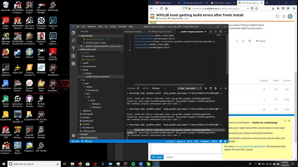 Wpilib Tools Getting Build Errors After Fresh Install Programming Chief Delphi 