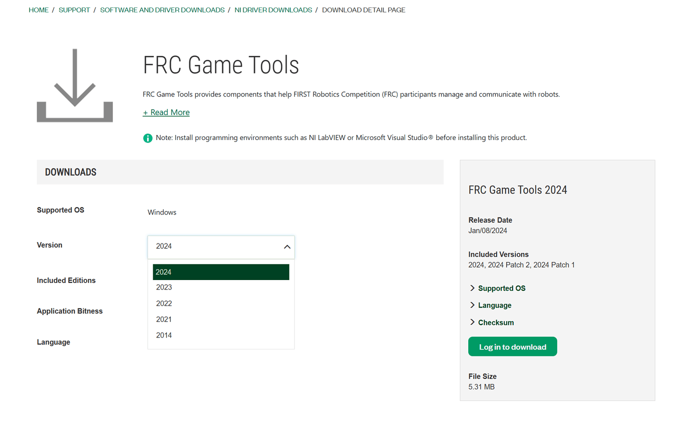 Where do I get the 2025_v1.0 RoboRio image? - Programming - Chief Delphi