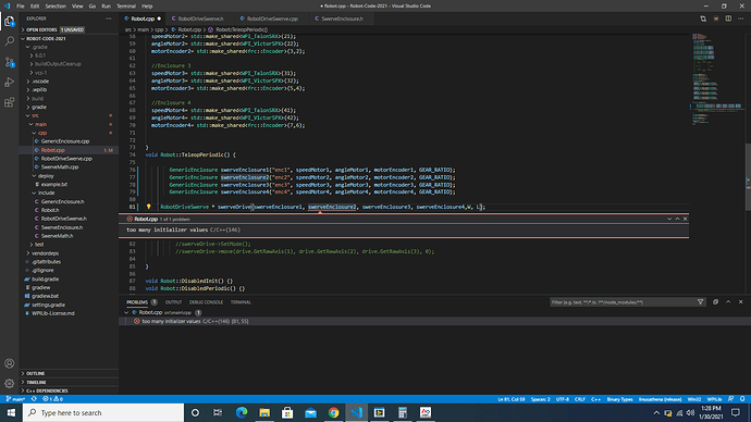 Too Many Initializer Values - C/C++ - Chief Delphi Too Many Initializer Values - C/C++ - Chief Delphi