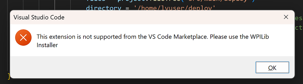 VS Code loses WPILib extension - Programming - Chief Delphi