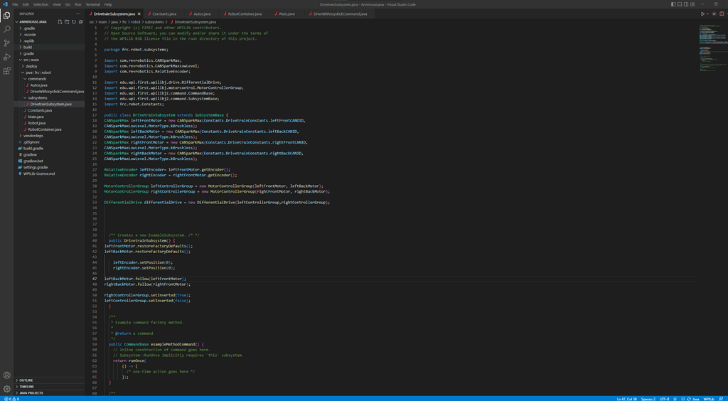 Creating a Mecanum drivetrain - Java - Chief Delphi