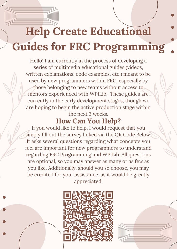 Help Me Create Educational Resources for FRC Programming - Programming ...