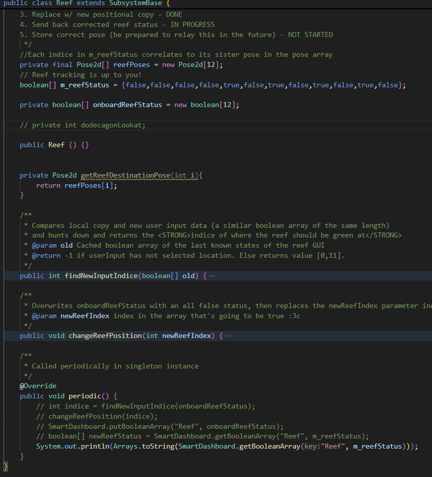 SmartDashboard Boolean Array trouble - Programming - Chief Delphi SmartDashboard Boolean Array trouble - Programming - Chief Delphi