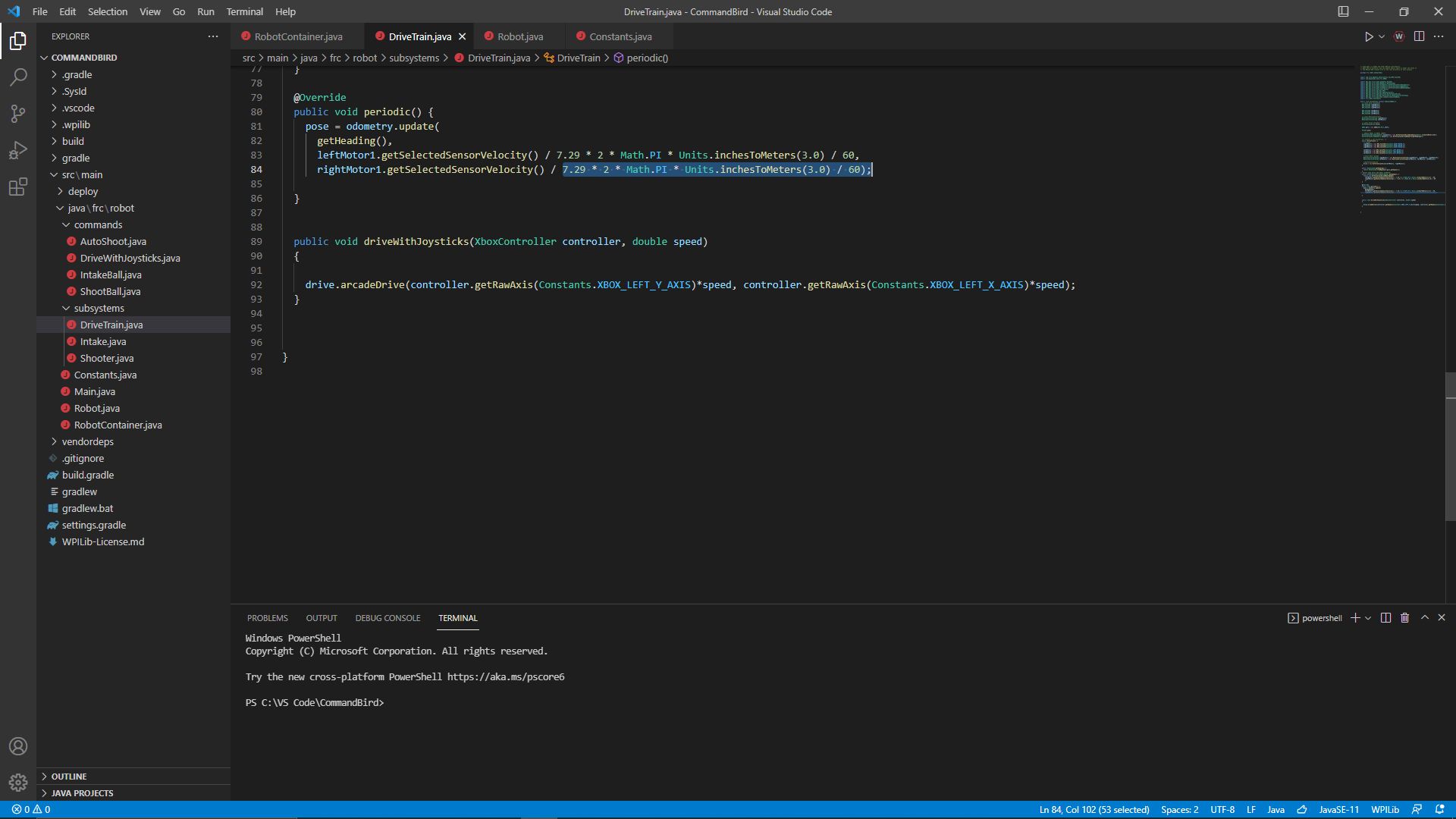 Help with using Talon FX integrated encoders - Java - Chief Delphi