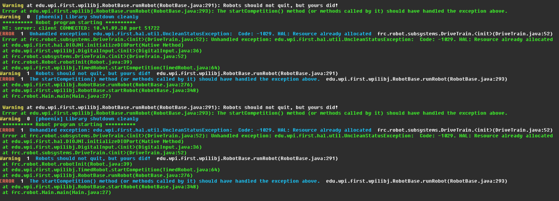 Encoder And Digital Input Error Java Chief Delphi 2660