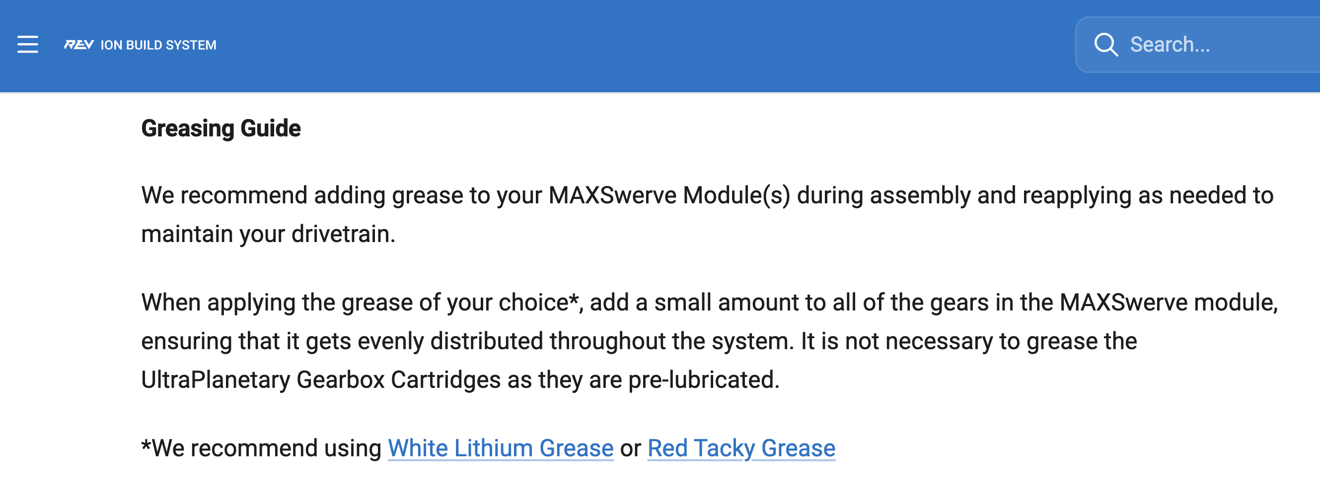 Should You Grease Your Swerve Modules Technical Chief Delphi 