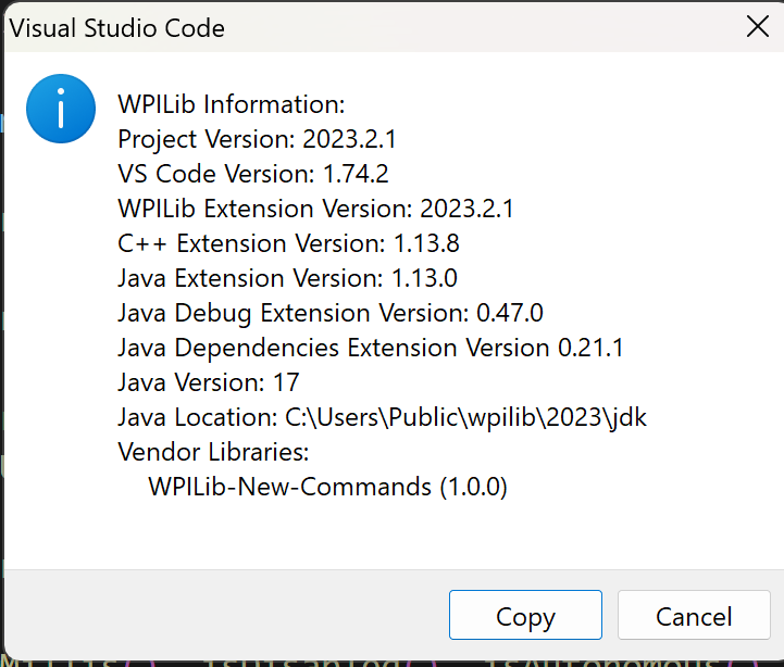 Problem Loading Robot Code Java Chief Delphi 7294