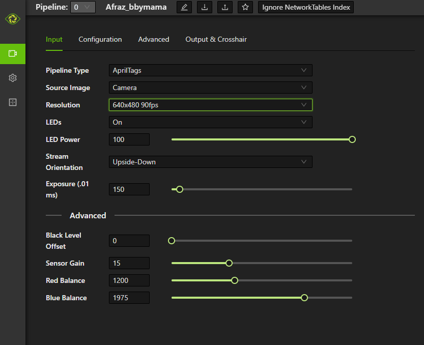 2025 Limelight Settings Programming Chief Delphi