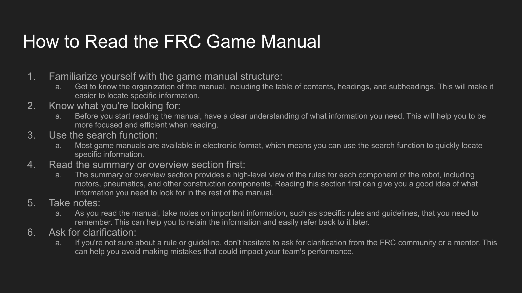 Beginners Guide to FRC: Engineering Design Level 2 (Co-Authored by ...