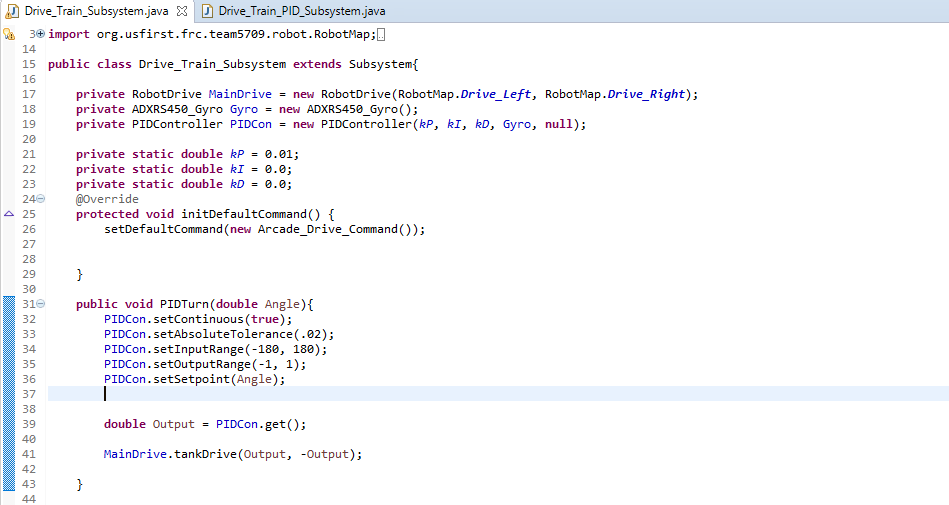 Encoder and gyro Help - Java - Chief Delphi