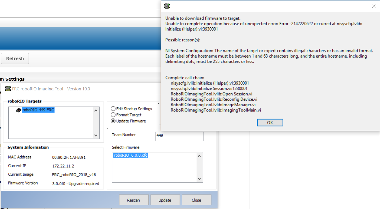 2019 Firmware Update Failing Programming Chief Delphi 8552